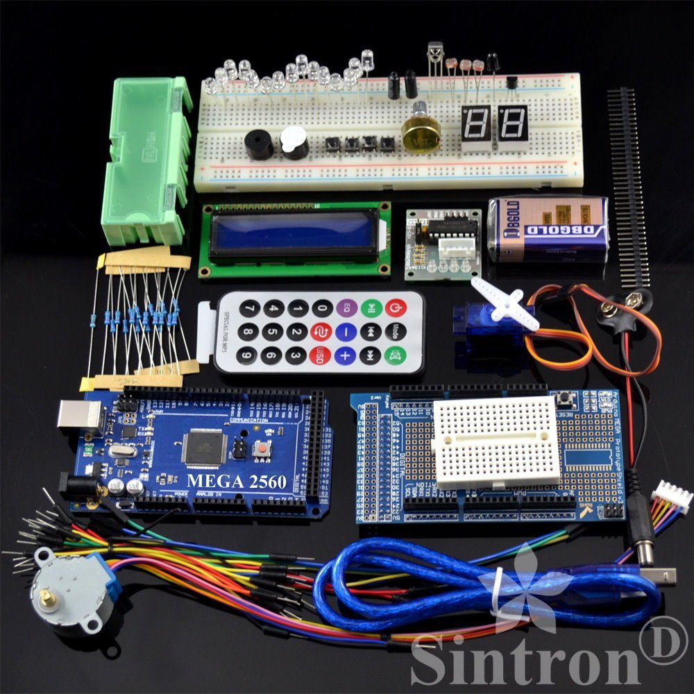 [Sintron] Mega 2560 Starter Kit + LCD Servo Motor Sensor Modules for A ...