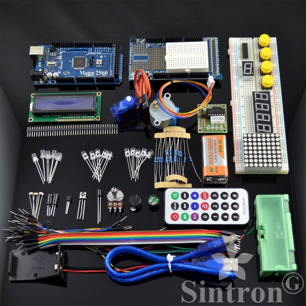 [Sintron] MEGA 2560 Upgrade Kit + Matrix display Motor LCD Servo Modul ...
